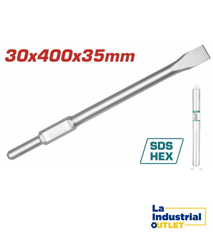 CINCEL PLANO HEX 30X410X35MM TOTAL – La Industrial Outlet