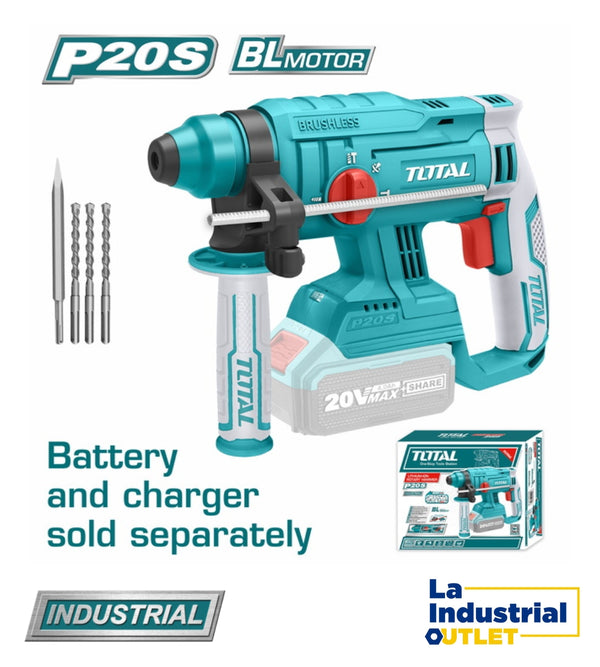 ROTOMARTILLO INALAMBRICO 20V 1.5J TOTAL – La Industrial Outlet